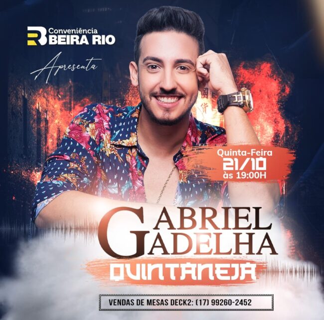 HOJE TEM GABRIEL GADELLA NO POSTO BEIRA RIO NOVO HORIZONTE | portalk.com.br